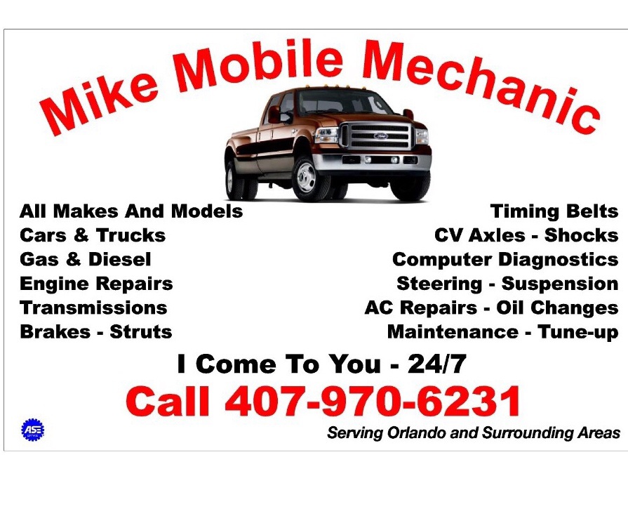 Mike mobile mechanics - Mechanic in Orlando, FL | MeetAMechanic.com