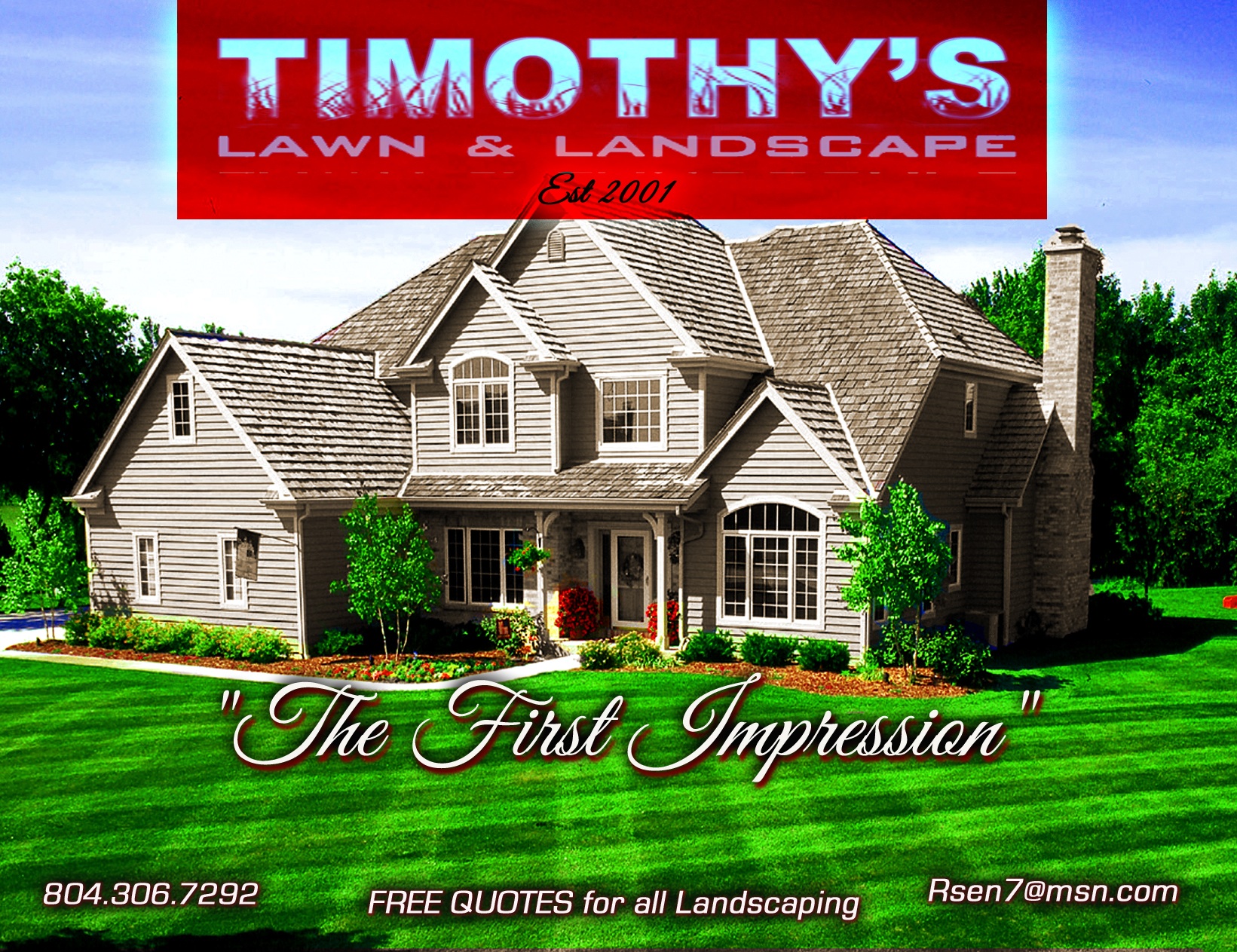 Timothy's Lawn Care - Give your yard and landscape some TLC ...